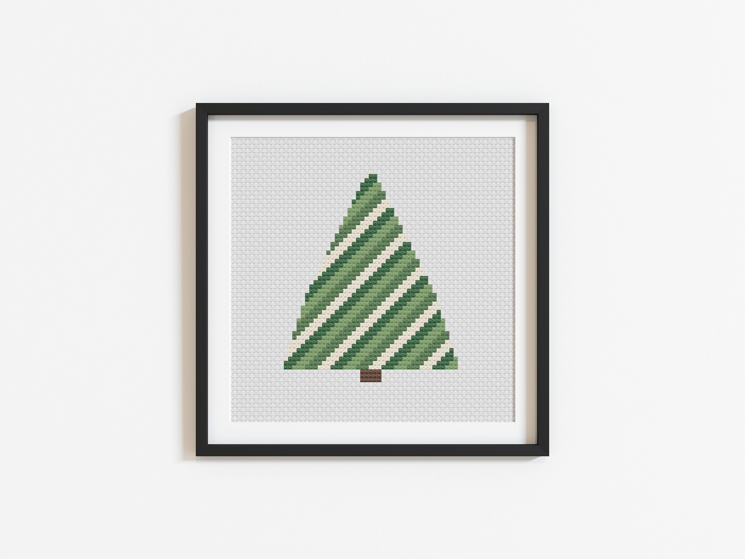 4 Christmas Trees Cross Stitch Pattern | Winter Cross Stitch | Modern ...