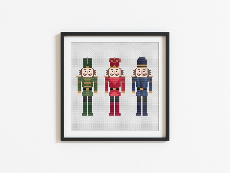 3 Nutcrackers Cross Stitch Pattern Christmas Cross Stitch Modern Cross ... 3 Nutcrackers Cross Stitch Pattern Christmas Cross Stitch Modern Cross ...