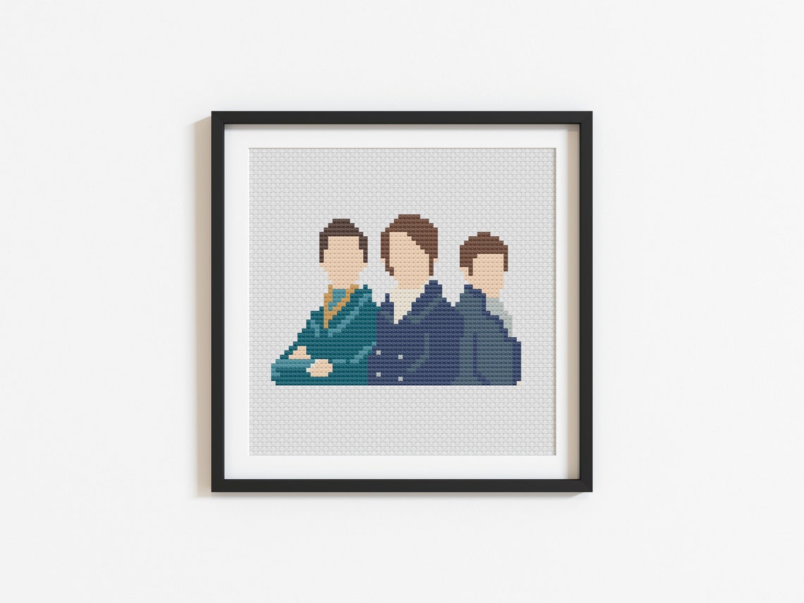 Bridgerton Brothers Cross Stitch Pattern Anthony Benedict - Etsy