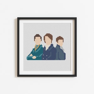 Bridgerton Brothers Cross Stitch Pattern | Anthony, Benedict and Colin ...