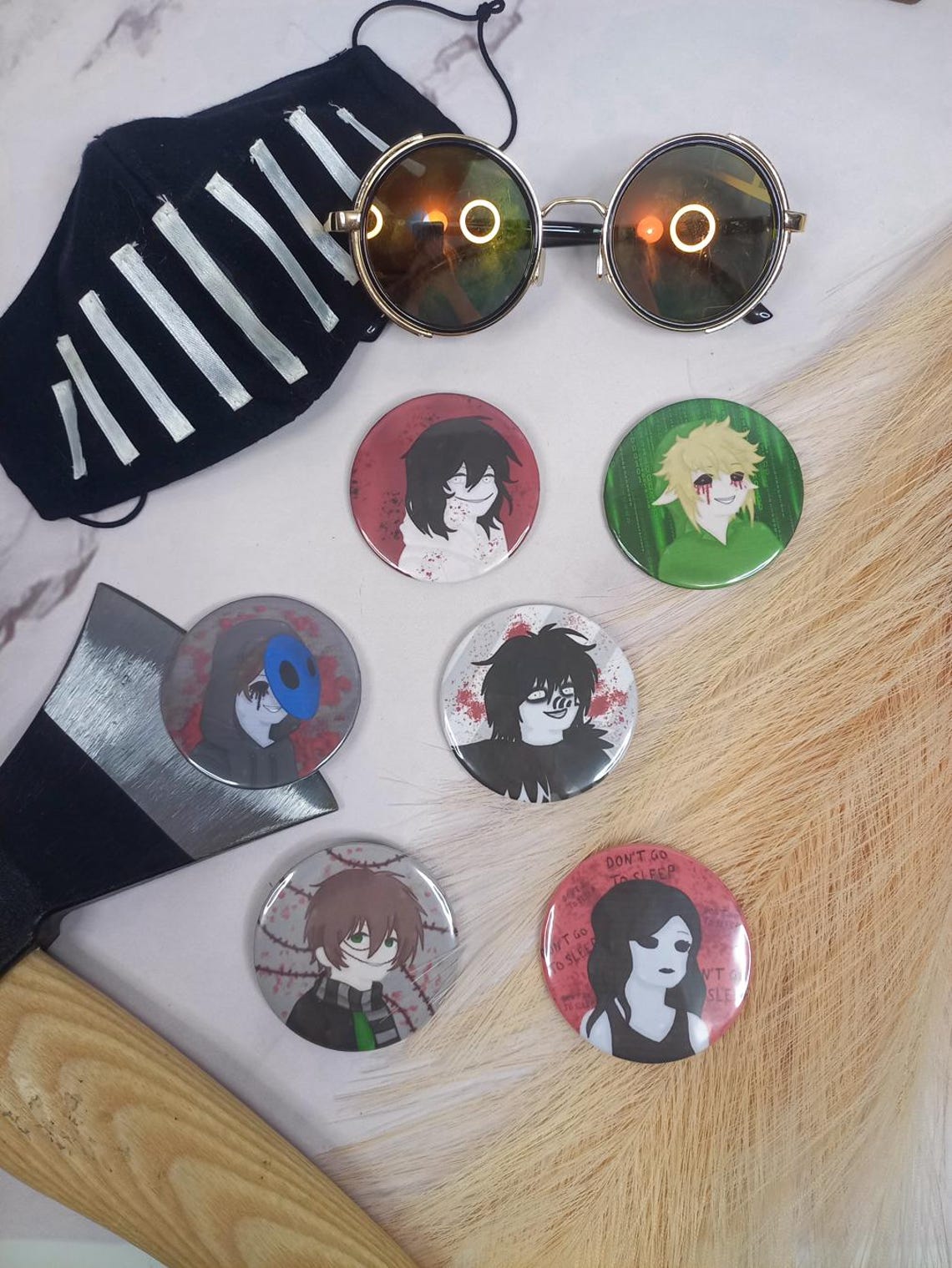 Creepypasta Badge - Etsy
