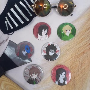 Creepypasta Badge - Etsy