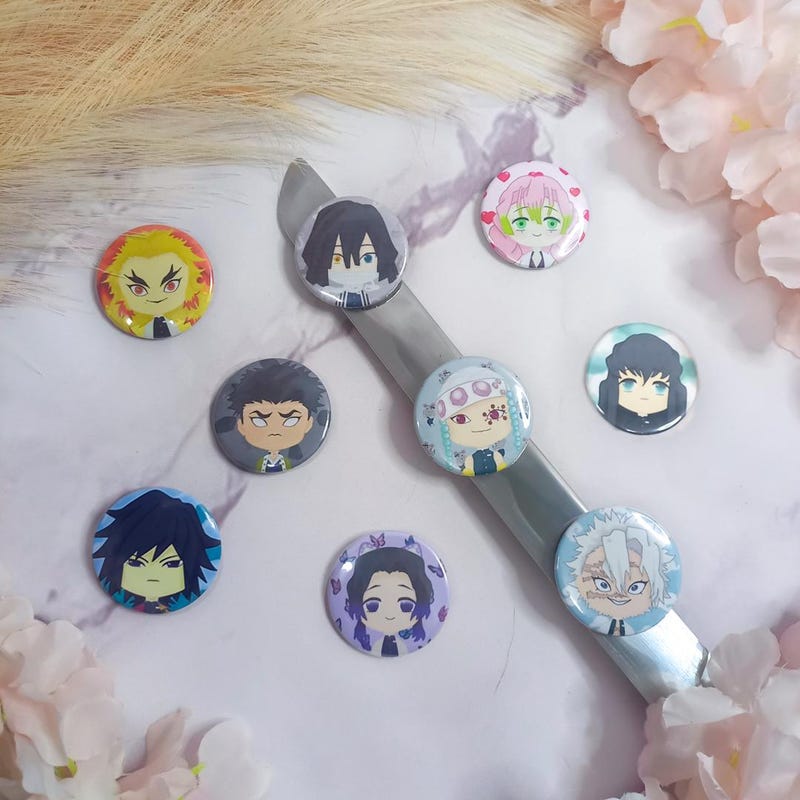 Demon Slayer Badge - Etsy