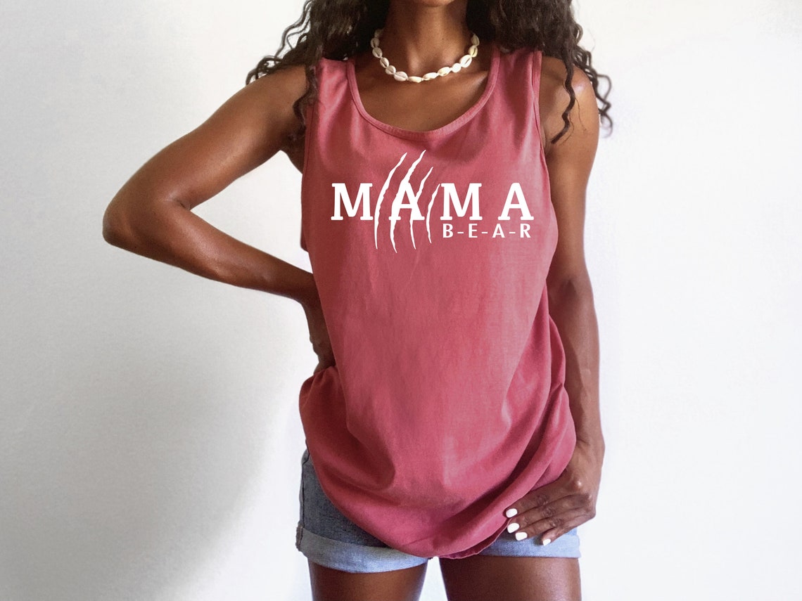 Comfort Colors Mamabear Tank, Mothers Day Tank, Mom Tanks, Mama T Tank ...