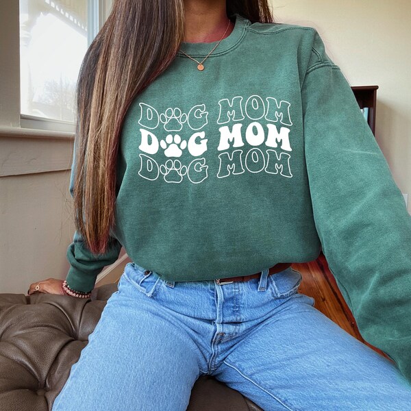 Dog Mom Sweatshirt - Etsy