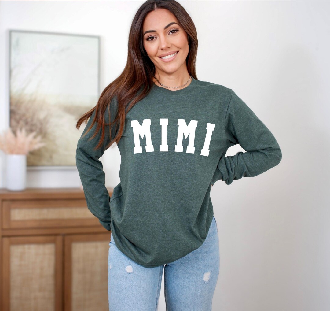 Grandma Mimi Long Sleeve Shirt | Mimi Long Sleeve Shirts for Women ...
