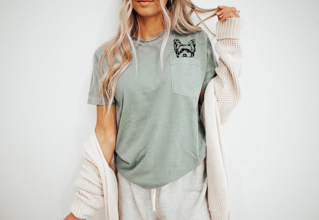 Comfort Color Yorkie Tshirt | Yorkie Dog Shirt, Yorkshire Terrier Tee ...