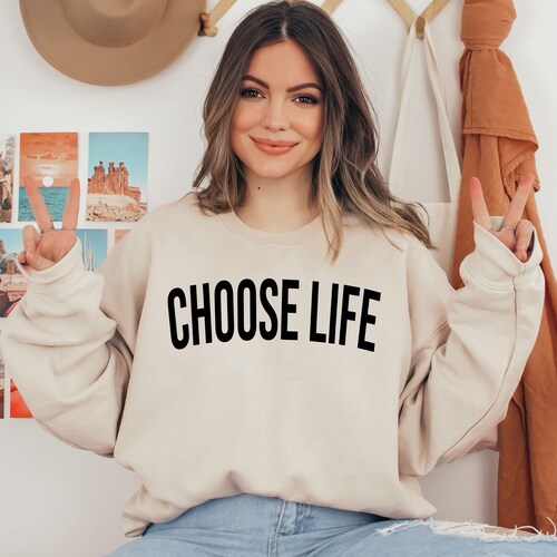 March for Life Choose Life Sweatshirt Lives Matter Pro - Etsy