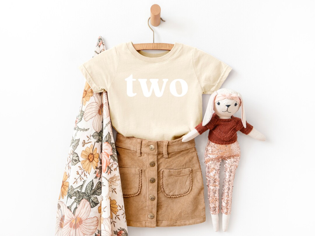 Two Birthday | Boy and Girl Birthday T-shirt, Birthday Party Shirt ...