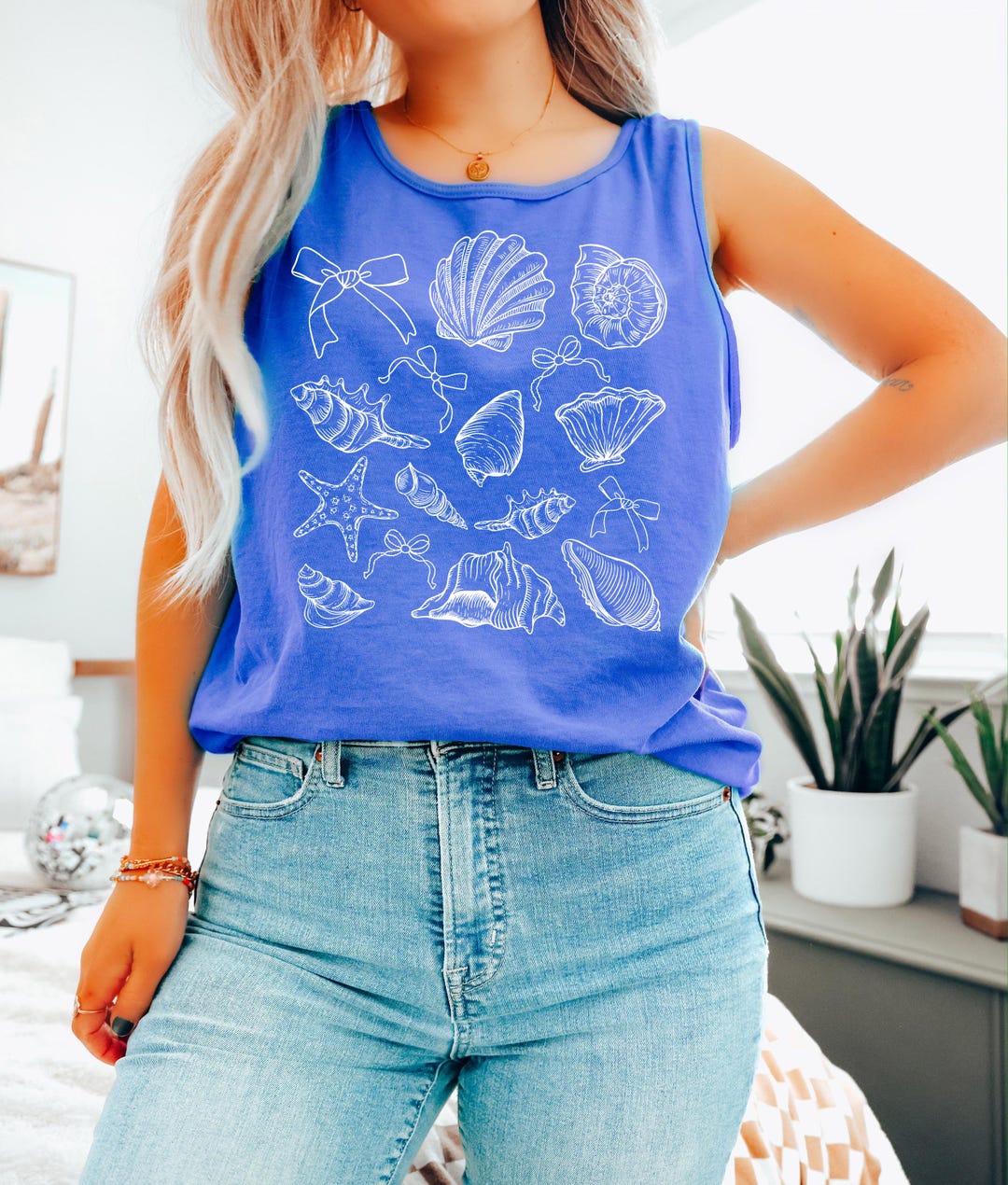 Comfort Colors Seashell Beach Vacation Fish Lake Sardines Ocean Camp ...