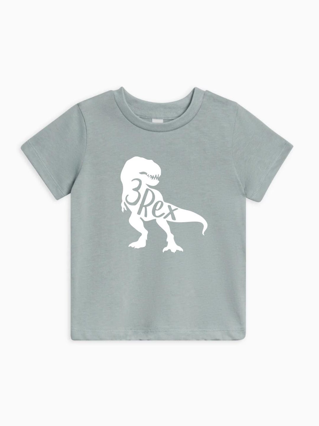 Organic Cotton Three 3rex Three Rex Dinosaur Birthday Cake Shirt ...