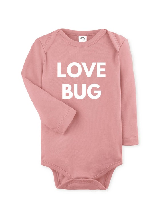 Organic Cotton Love Bug Long Sleeve Onesie Love Bug Newborn | Etsy