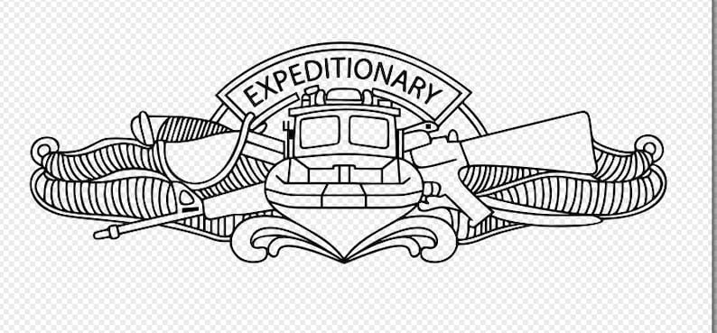 US Navy Enlisted Expeditionary Warfare Specialist Insignia SVG PNG - Etsy