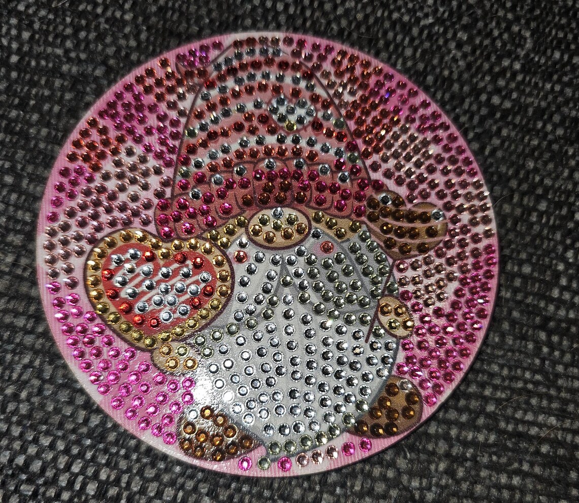 Set of 8 Gonk Diamond Art Costers - Etsy