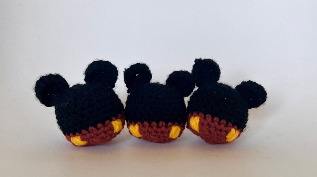 Cute Little Round Mickey Mouse Plush - Etsy