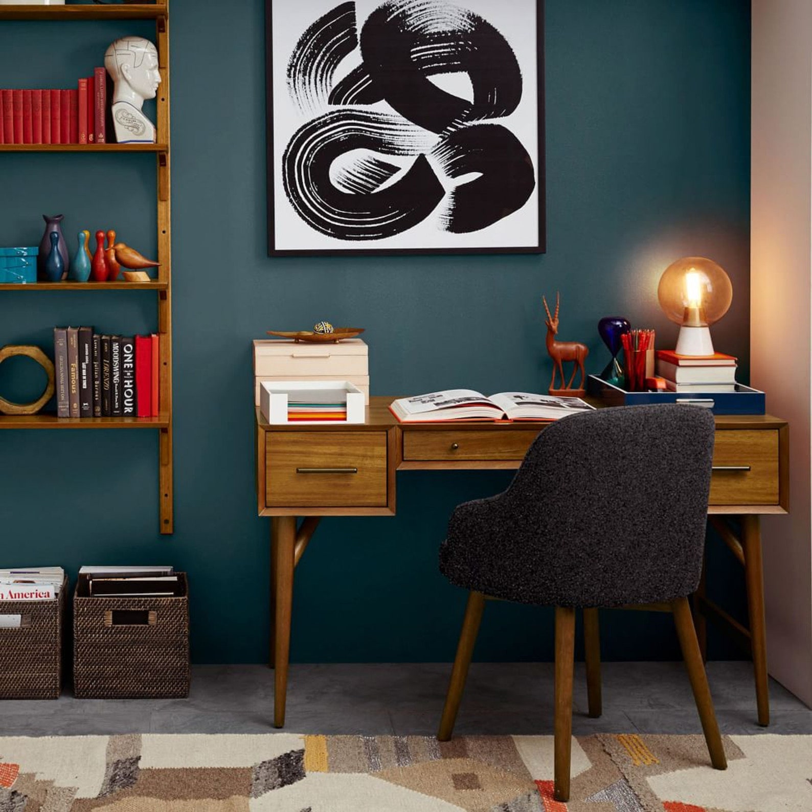 Handmade Mid-century Modern Desk Plans Furniture DIY (Download Now) - Etsy