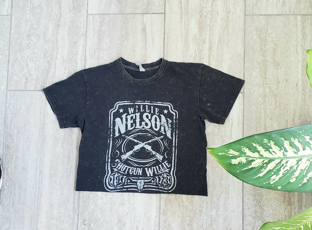 Cowboy Cropped Top Shirt Vintage Style - Etsy