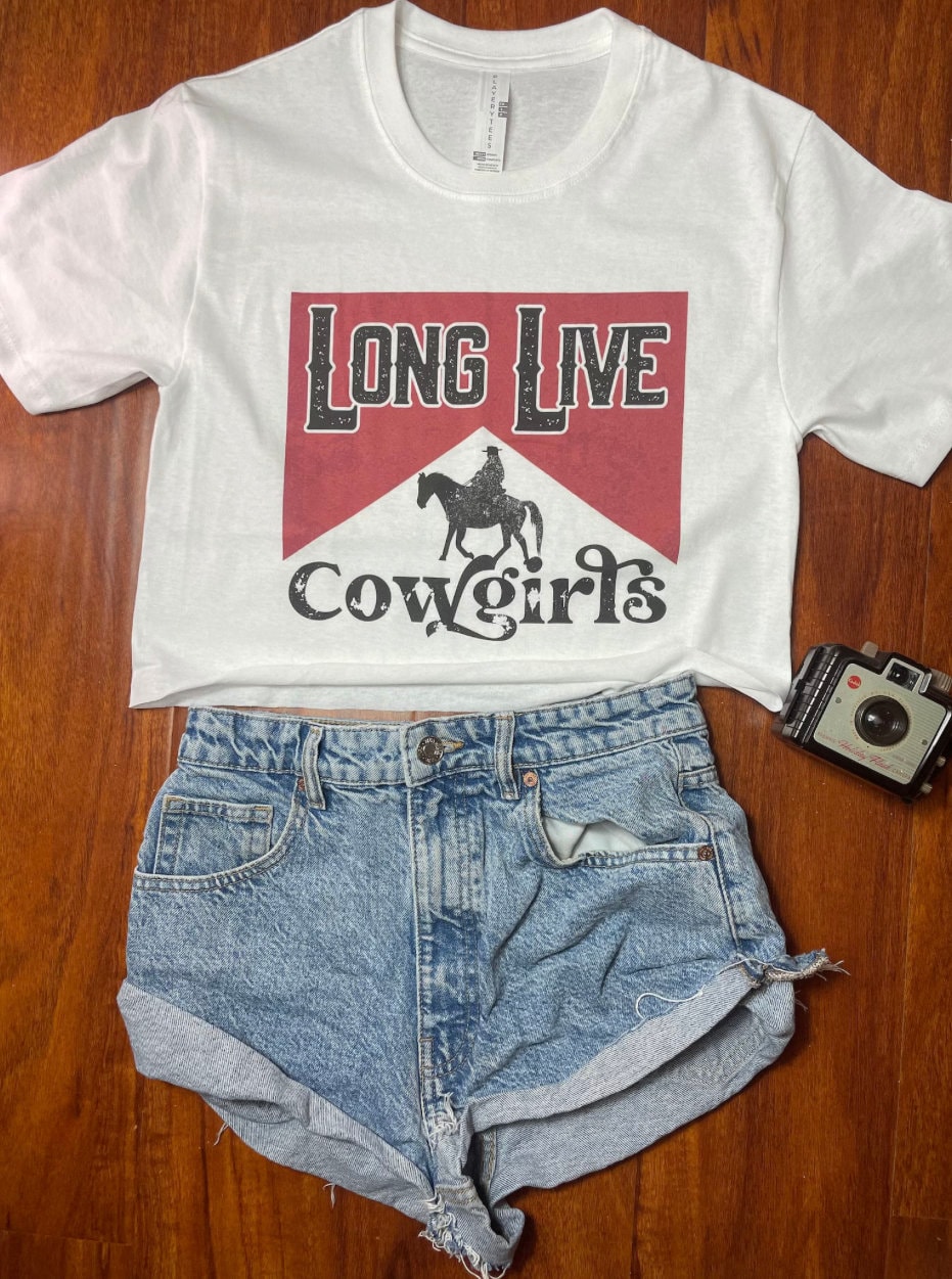 Cowgirls Cropped Top Shirt - Etsy