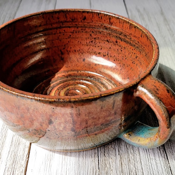 Pottery Shaving Mug - Etsy