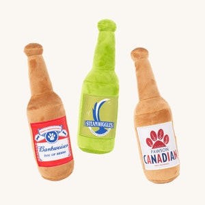 Brews and Chews Plush Dog Toy Pack - Eco-friendly - Canadian Owned ...