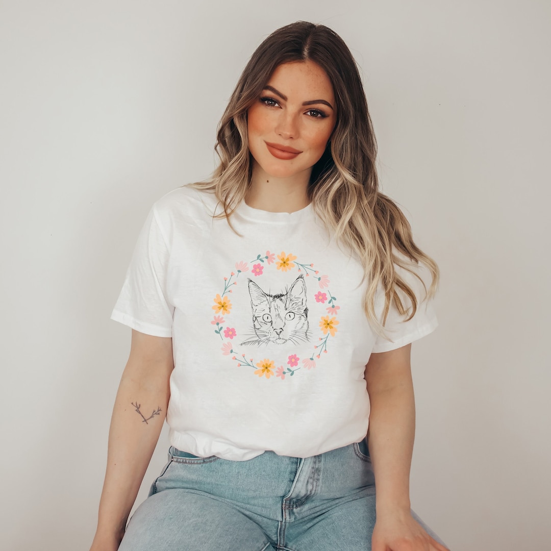 Cottagecore Cat Clothes Cat Grandma Cottagecore Shirt Cottagecore ...