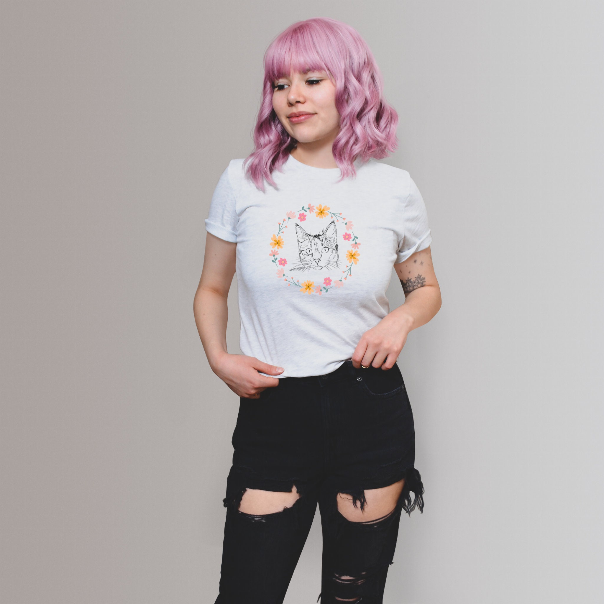 Cottagecore Cat Clothes Cat Grandma Cottagecore Shirt Cottagecore ...