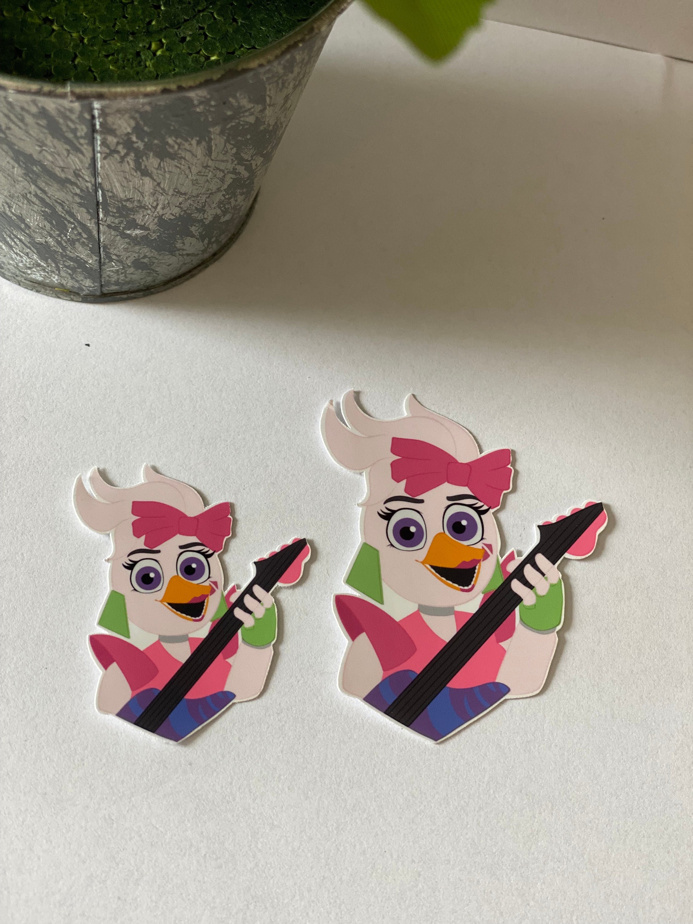 Glamrock Chica Sticker FNAF - Etsy