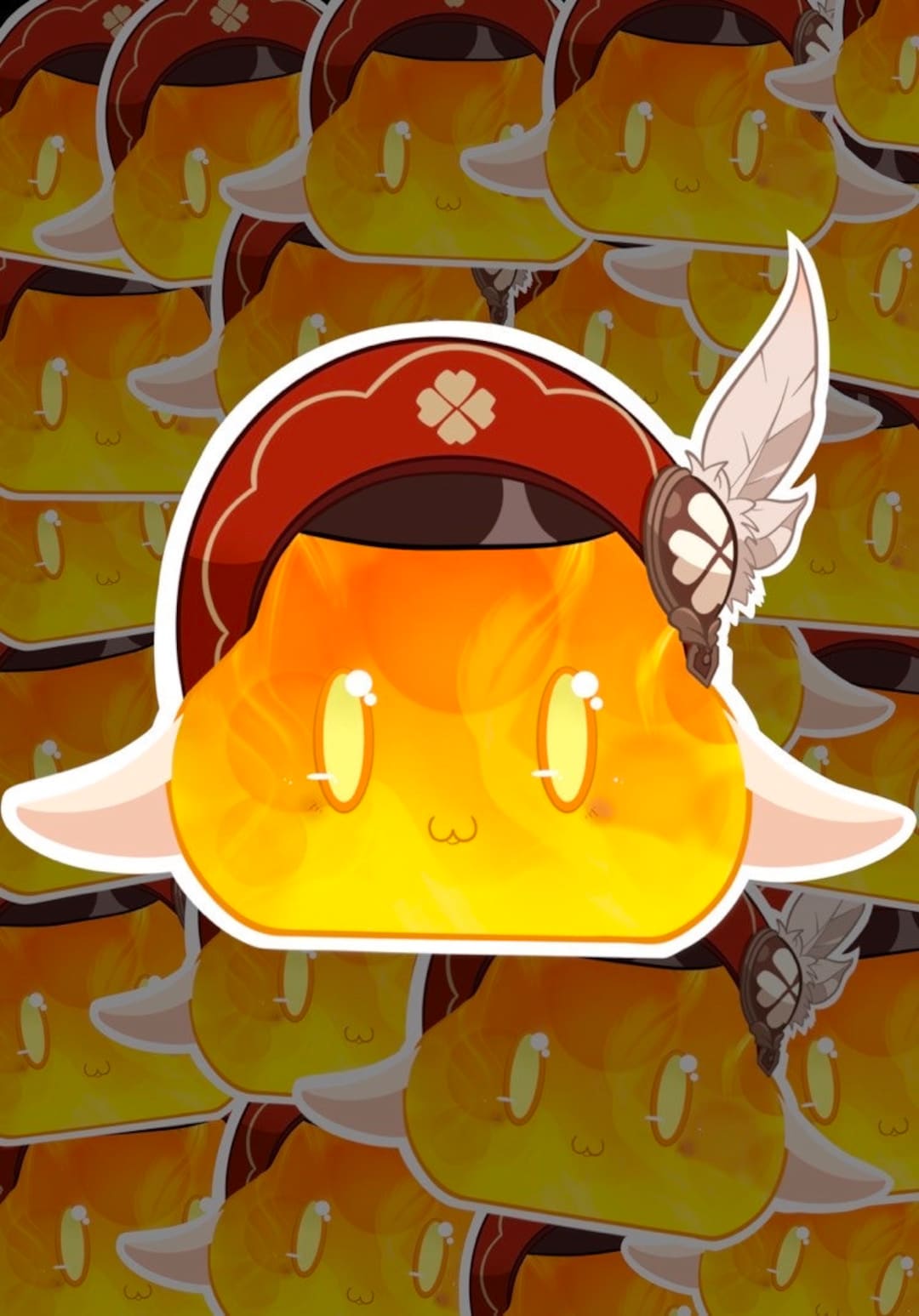 Character Klee as a Pyro Slime in Genshin Impact Online Game - Etsy