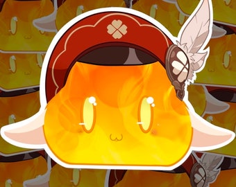 Character Sucrose as an Ameno Slime Sticker in Genshin Impact - Etsy