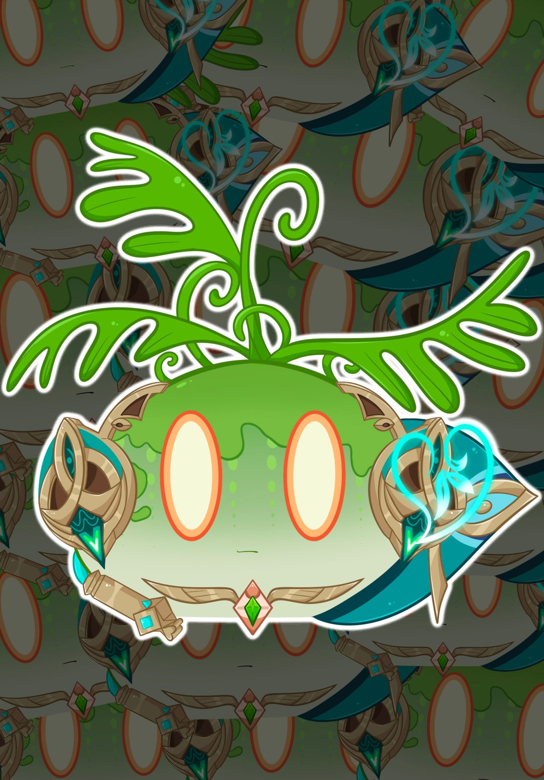Character Alhaitham as a Denro Slime in Genshin Impact Online Game - Etsy