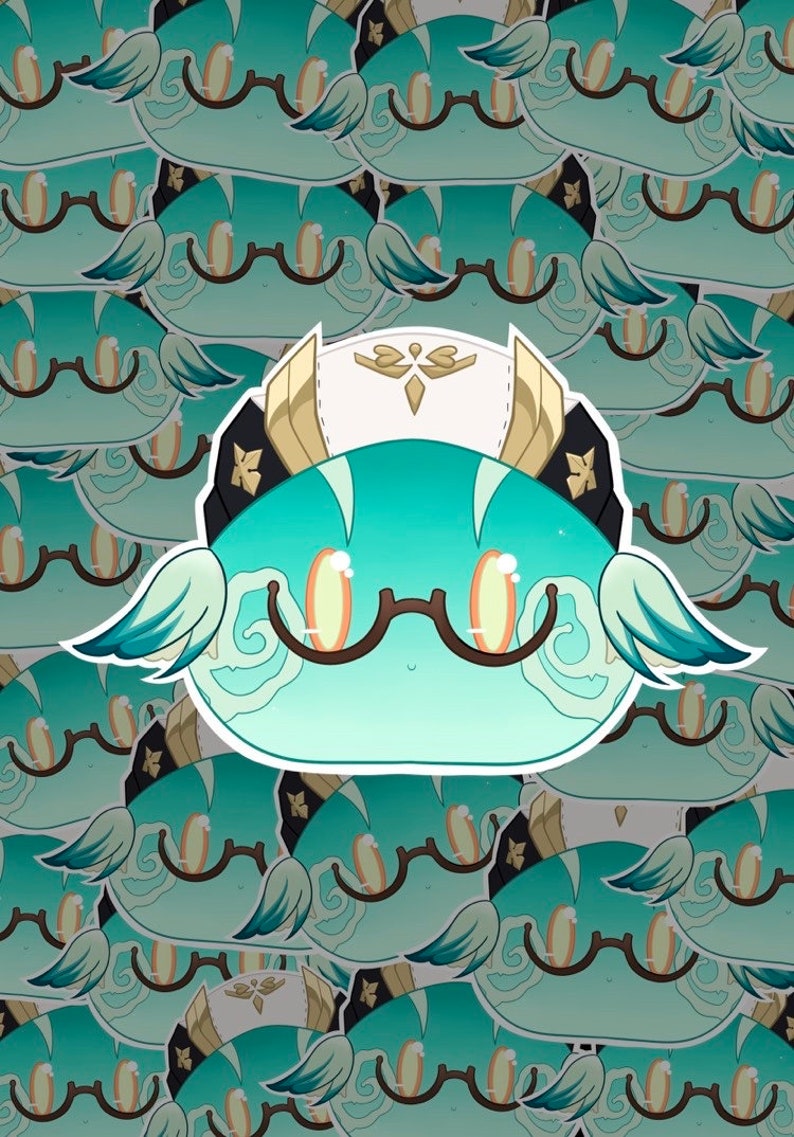 Character Sucrose as an Ameno Slime Sticker in Genshin Impact Online ...