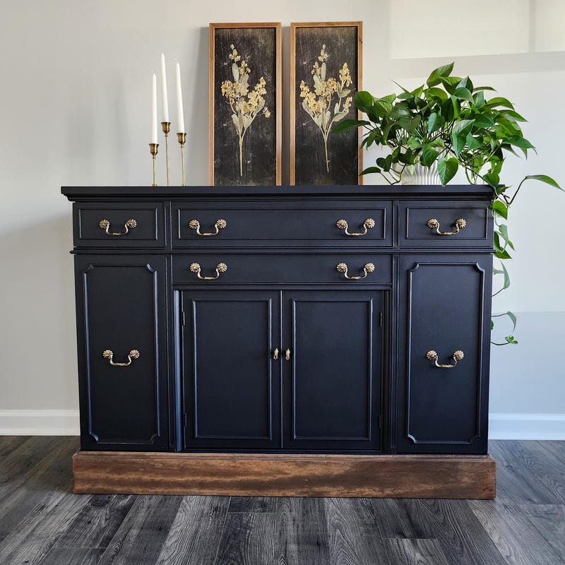 Antique Buffet With Drawers - Etsy