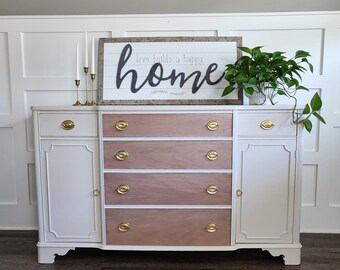 SOLD Stunning Two Toned Antique Buffet - Etsy