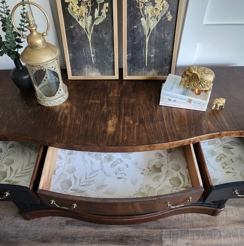 SOLD Stunning Two Toned Antique Buffet - Etsy