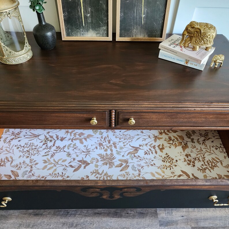 SOLD Refinished Antique Buffet / Large Dresser - Etsy