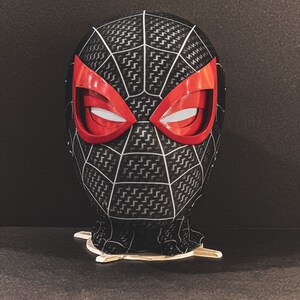 Miles Morales Spiderman Mask With Individually Controlled Mechanical ...