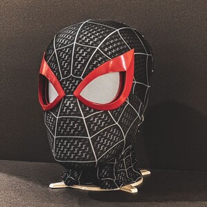 Miles Morales Spiderman Mask With Individually Controlled Mechanical ...