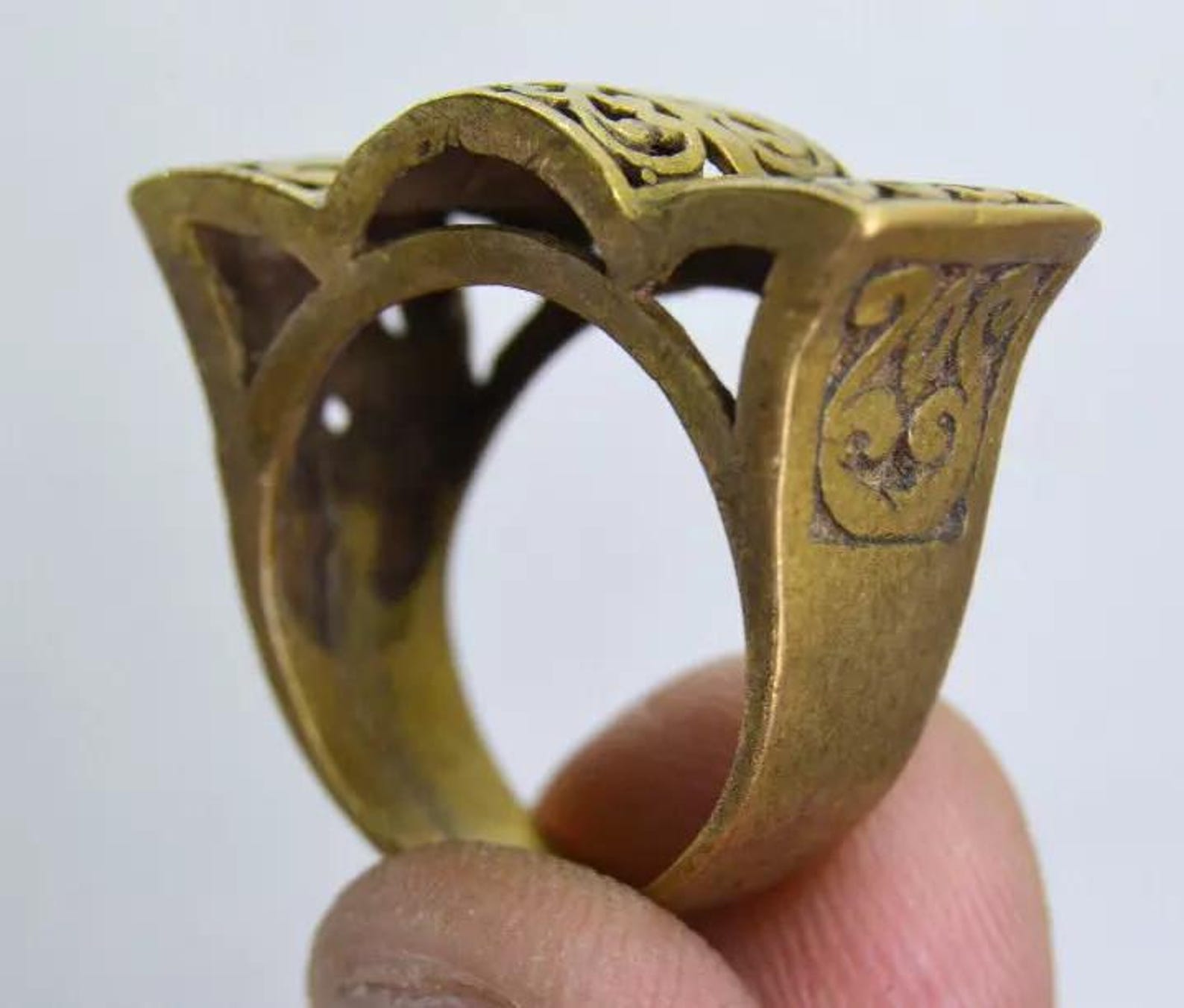 Rare Ancient Bronze Ring Moroccan Wedding Ring Amazing Authentic Very ...