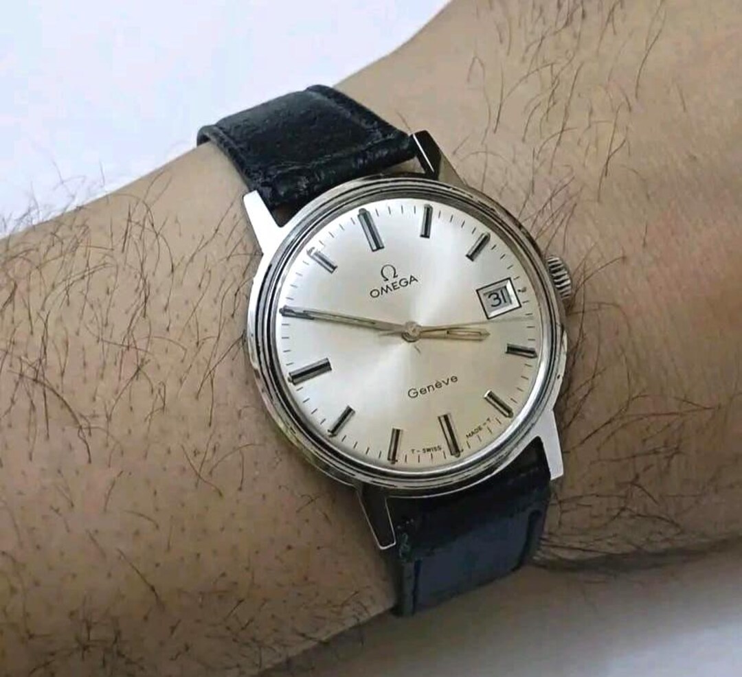 Vintage Omega Genève Men's Watch – Cal. 613, Stainless Steel, 1970s - Etsy