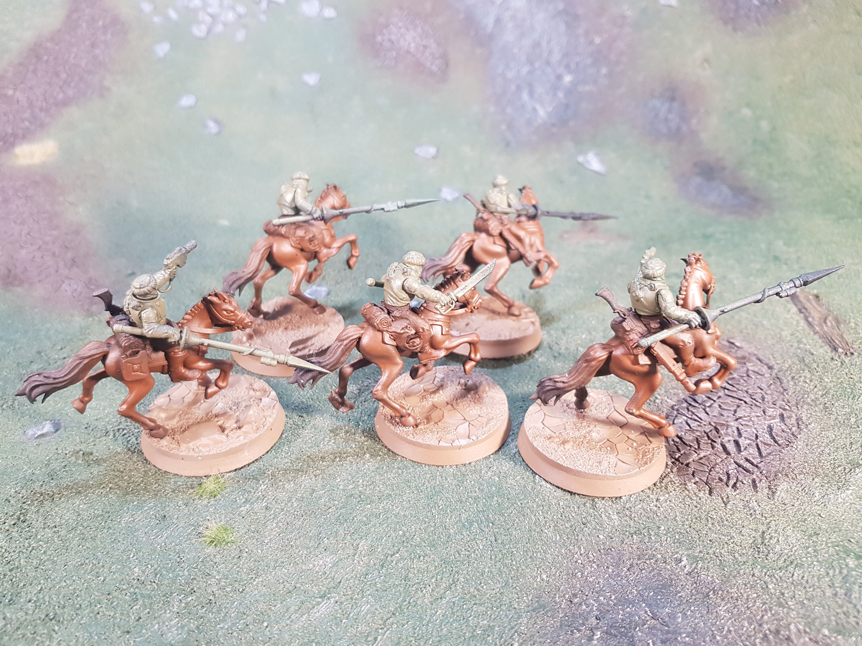 Imperial Guard Tallarn Desert Raiders Rough Riders Paint Ready - Etsy