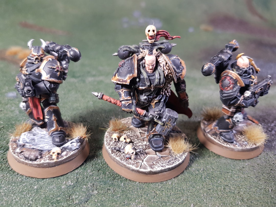 40k Warhammer Quest Blackstone Fortress Obsidius Mallex, Chaos Lord; 2 ...