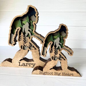 Custom Engraved Bigfoot Keepsake Trophy Sasquatch Gift - Etsy