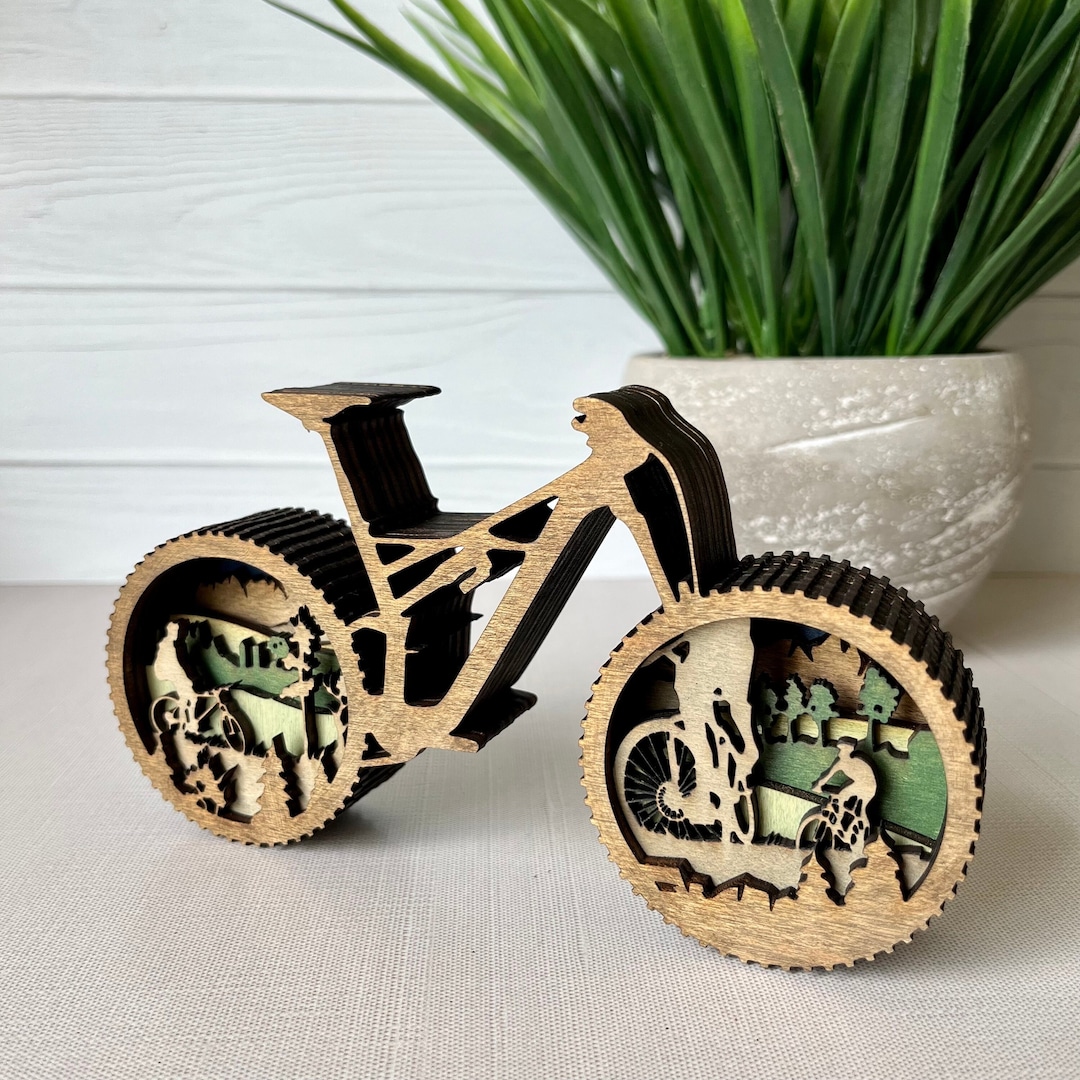 Mountain Bike Art MTB Theme Decor Bike Gift Idea - Etsy