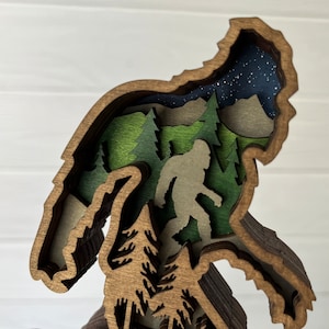 Custom Engraved Bigfoot Keepsake Trophy Sasquatch Gift - Etsy