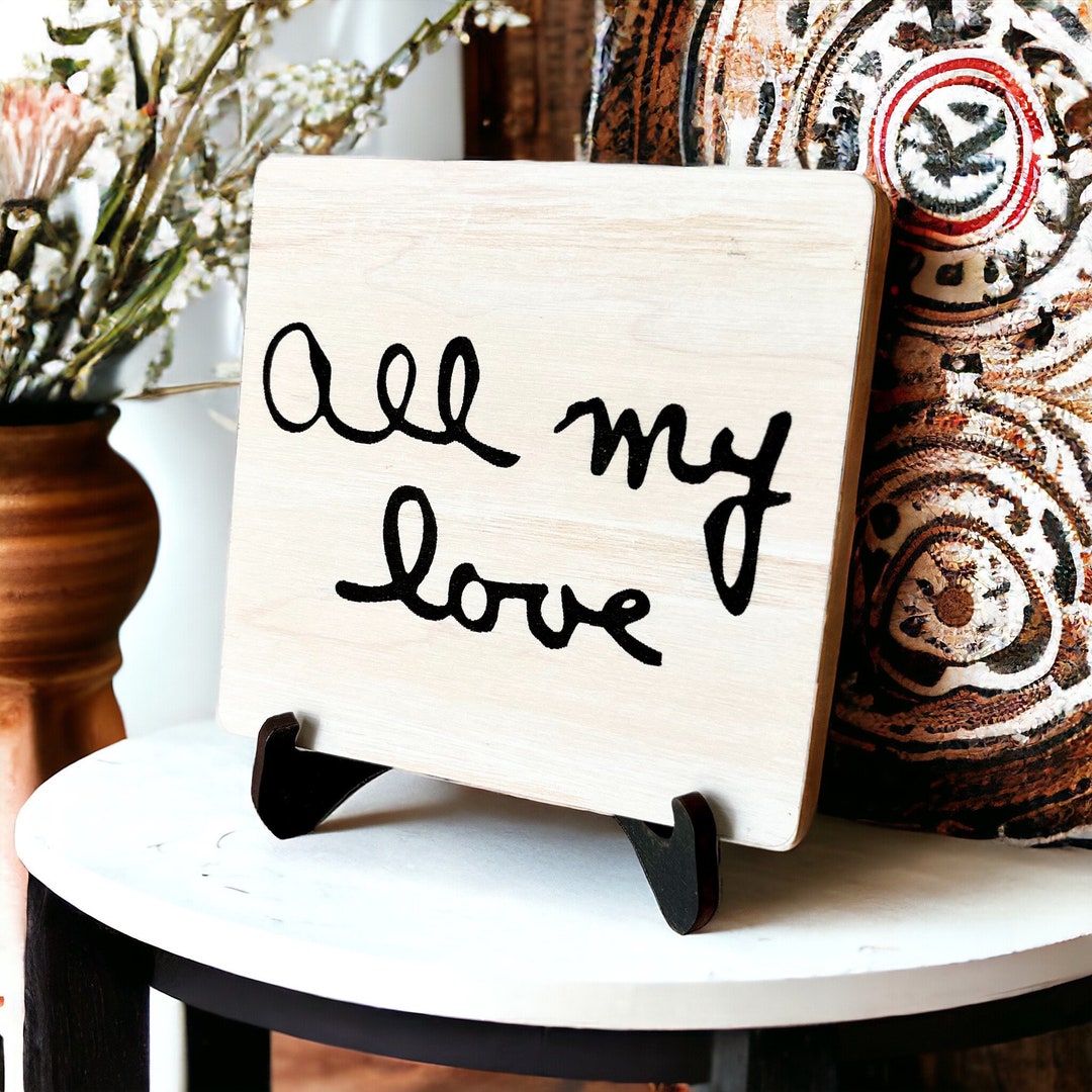 Handwritten Keepsake Sign Celebration of Life Memorial Remembrance ...