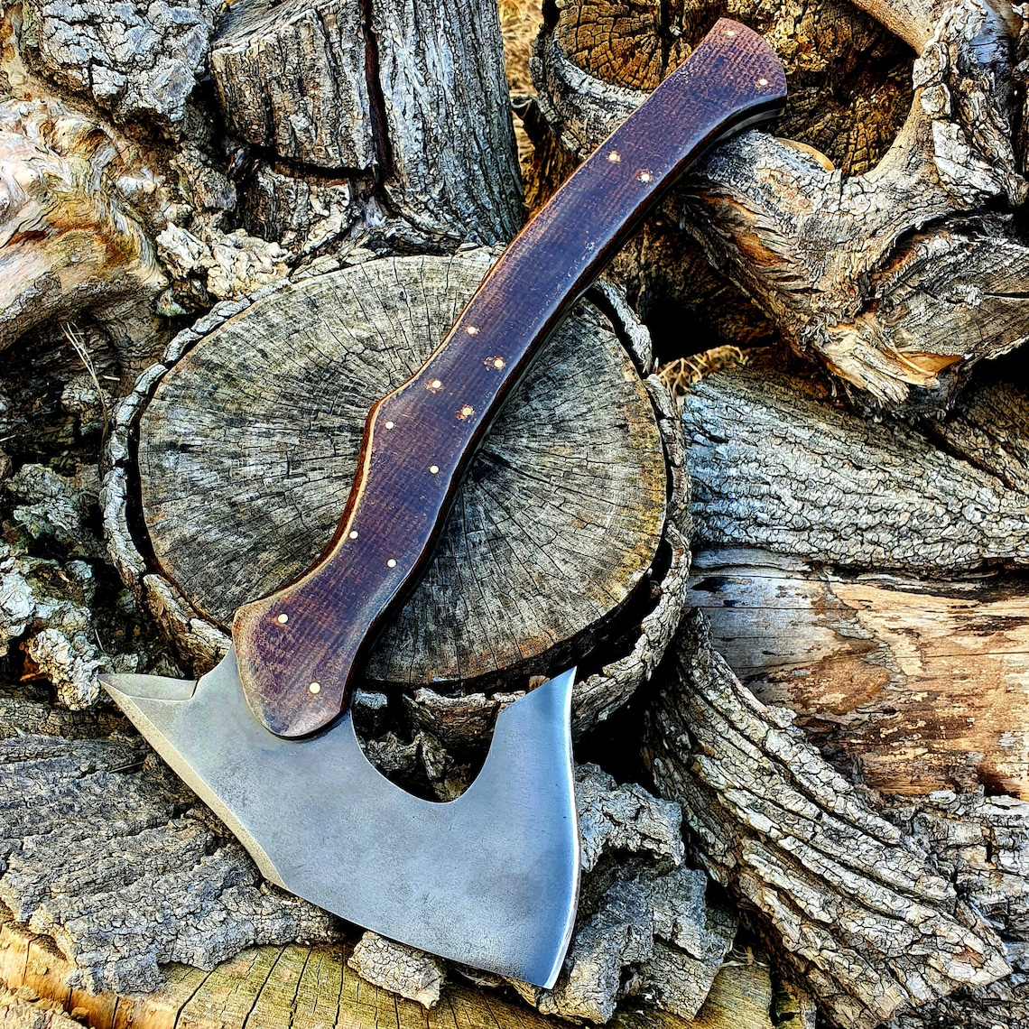 Handmade Forged Tomahawk Axe: 80CRV2 Steel, Micarta Handle - Etsy