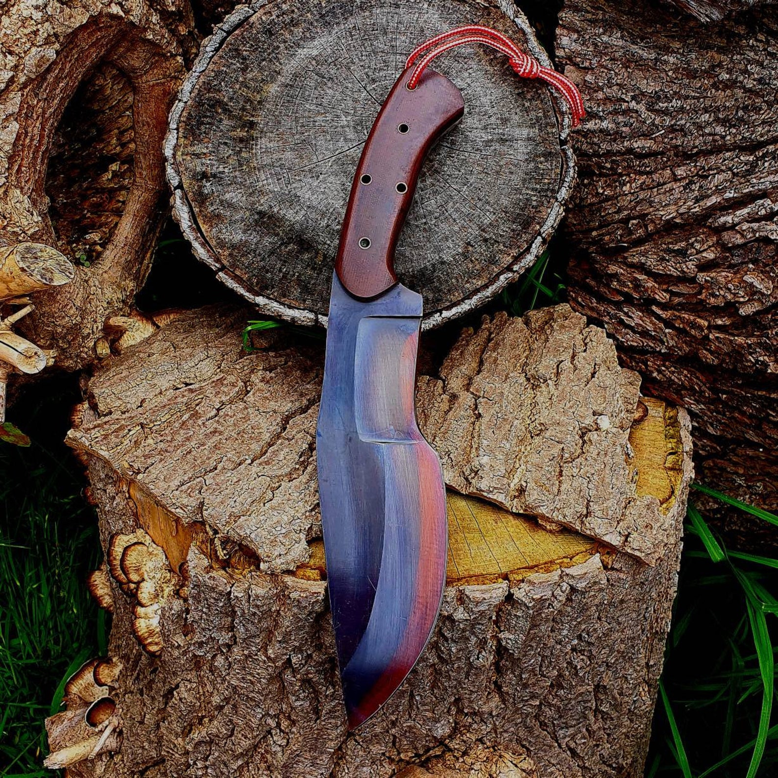 Machete Chopper Christmas Knife Tracker Outdoor Camping Backpack Forged ...