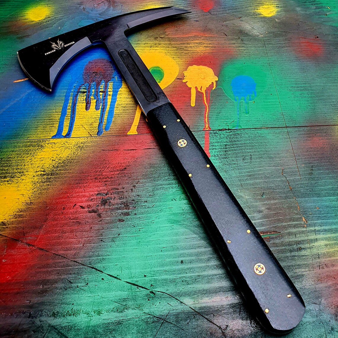 Machete Axe Hand-made Outdoor Knife Camping Knife Backpack Blade Forged ...