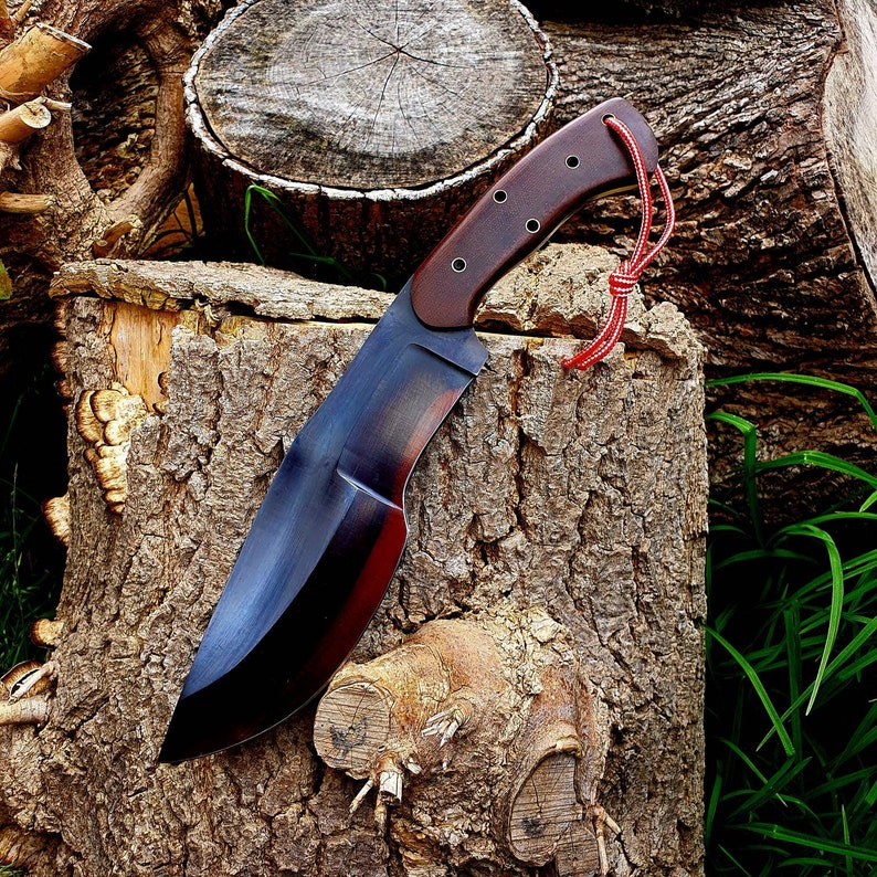 Machete Chopper Christmas Knife Tracker Outdoor Camping Backpack Forged ...