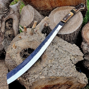 Machete | Parang | Knife | Parang | Hand-made | Outdoor | Camping ...